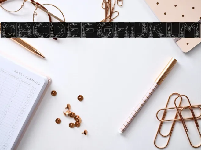Floral Season Outline Font | Free Download (TTF/OTF) | FFont