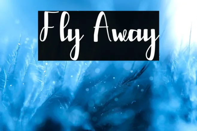 Fly Away Font | Free Download (TTF/OTF) | FFonts.net