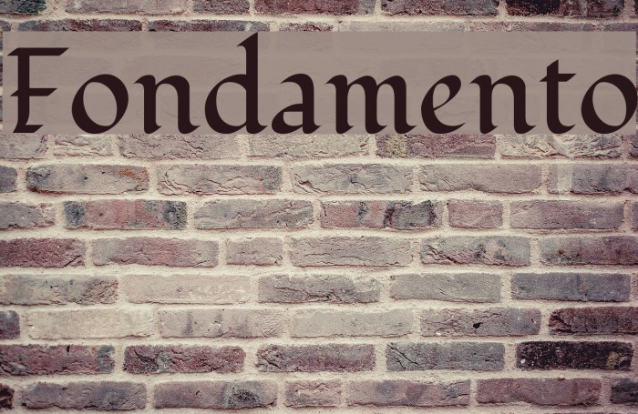 Fondamento Font - FFonts.net