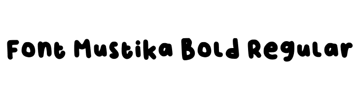 Font Mustika Bold Regular Police - FFonts.net