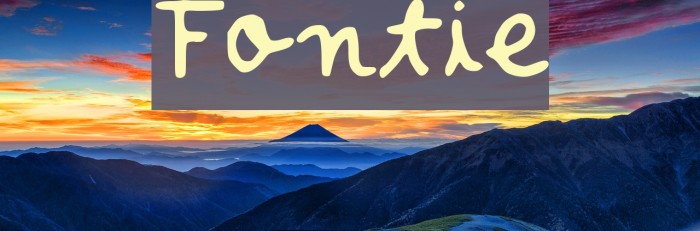 Fontie Font - FFonts.net
