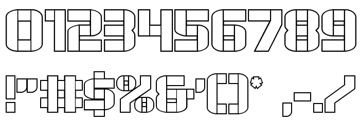 Force Commander Outline Font - FFonts.net