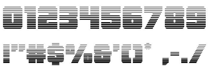 Force Runner Gradient Font - FFonts.net