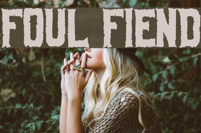 Foul Fiend Font - FFonts.net