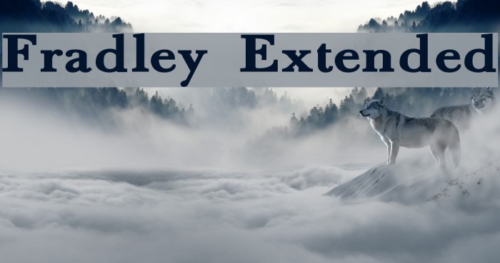 Fradley Extended Font - FFonts.net