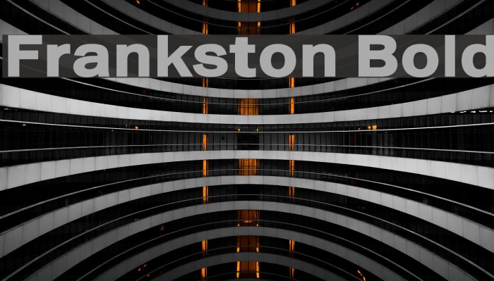Frankston Bold Font - FFonts.net