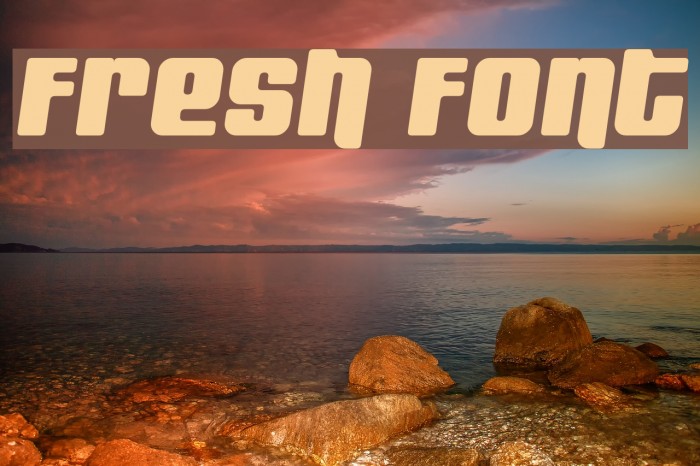 Fresh Font - FFonts.net
