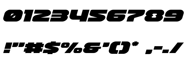 Front Runner Expanded Italic Font - FFonts.net