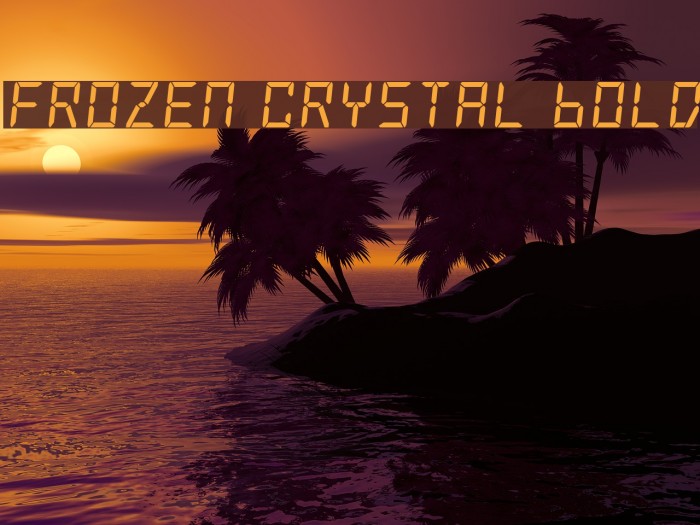 Frozen Crystal Bold Font - FFonts.net