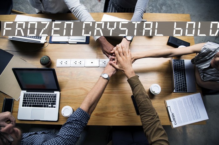 Frozen Crystal Bold Font - FFonts.net
