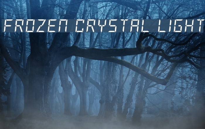 Frozen Crystal Light Font - FFonts.net