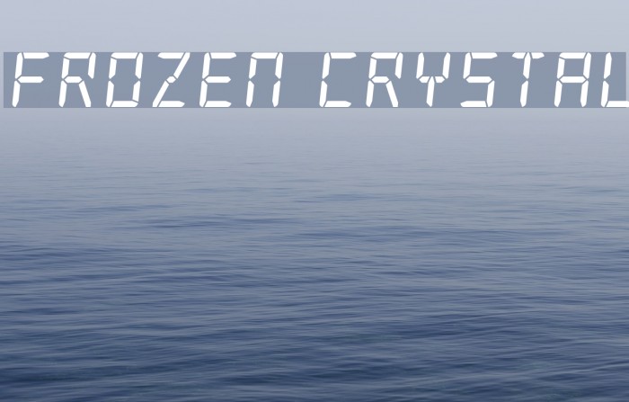 Frozen Crystal Font - FFonts.net