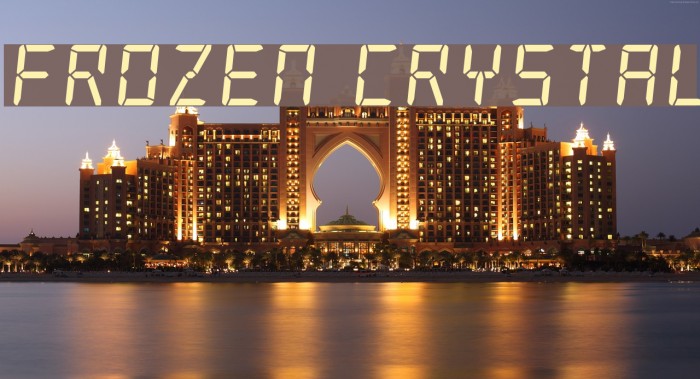 Frozen Crystal Font - FFonts.net