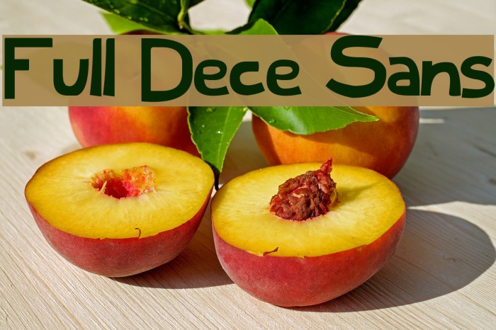 Full Dece Sans Font - FFonts.net