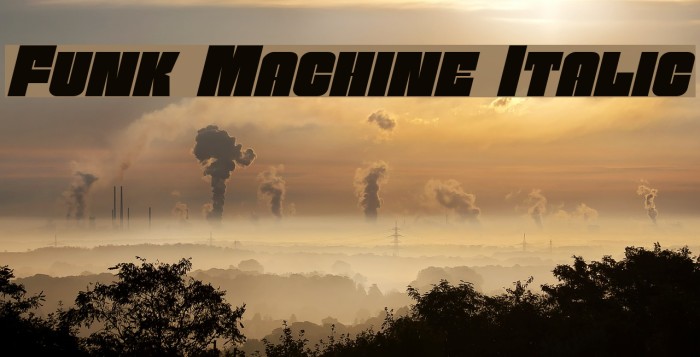 Funk Machine Italic Font - FFonts.net