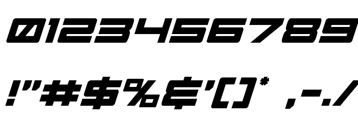 Future Forces Italic Font - FFonts.net