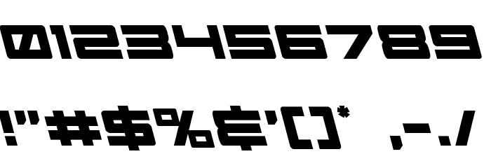 Future Forces Leftalic Font - FFonts.net