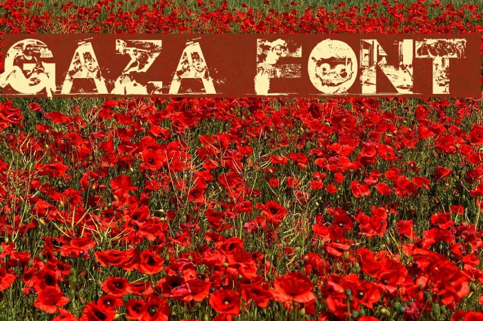 GAZA Font - FFonts.net