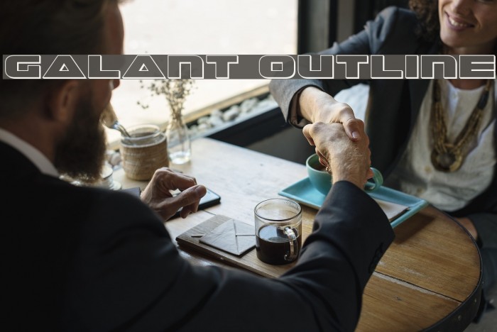 Galant Outline Font - FFonts.net