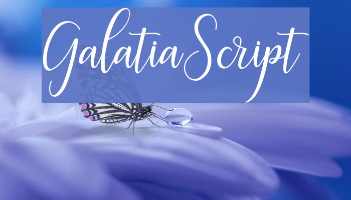 GalatiaScript Font - FFonts.net
