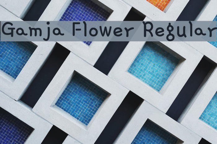 Gamja Flower Regular Font - FFonts.net