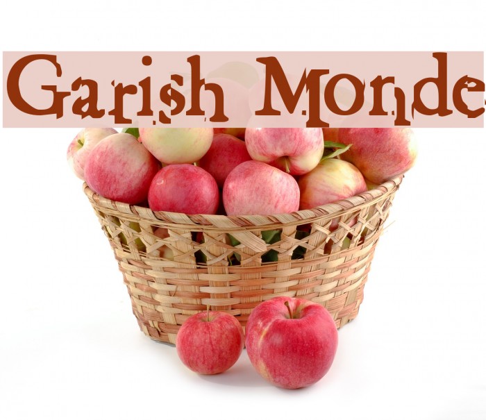 Garish Monde Font - FFonts.net
