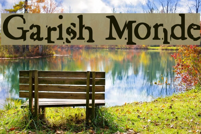 Garish Monde Font - FFonts.net