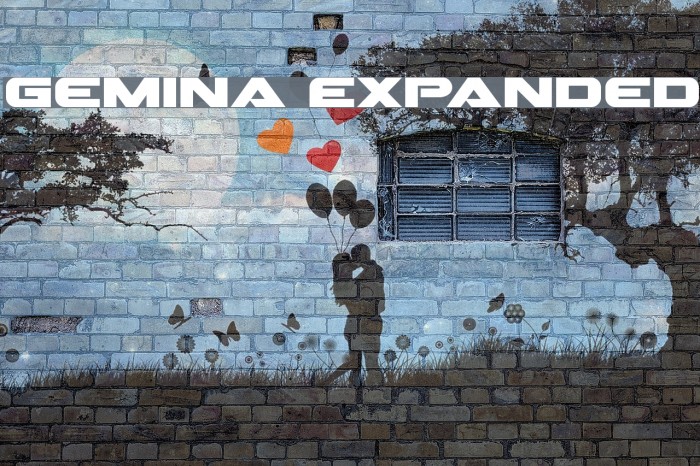Gemina Expanded Font - FFonts.net
