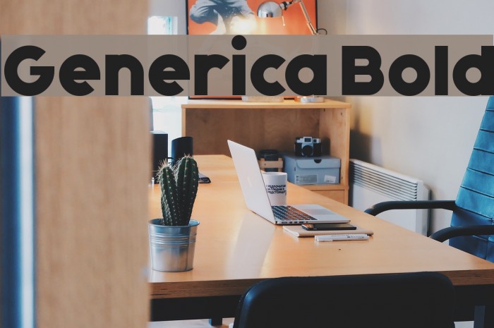 Generica Bold Font - FFonts.net