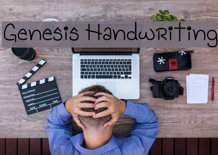 Genesis Handwriting Font - FFonts.net