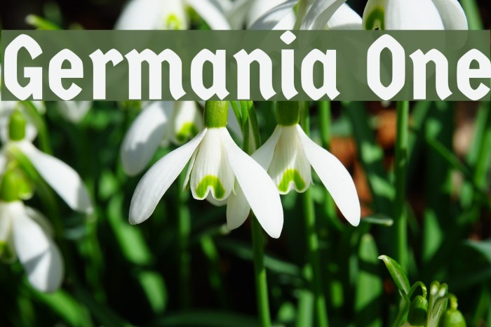 Germania One Font - FFonts.net