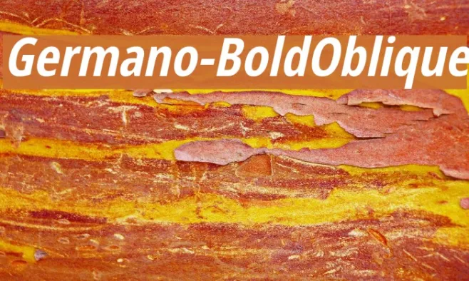 Germano-BoldOblique Font | Free Download (TTF/OTF) | FFonts.net