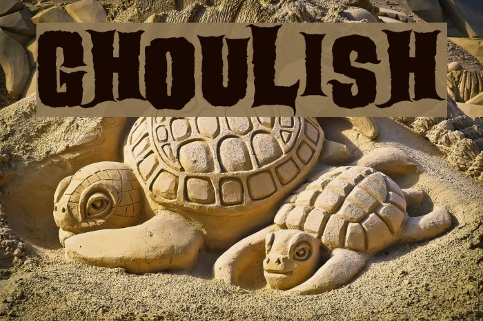 Ghoulish Font - FFonts.net