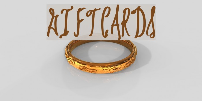 GiftCards Font - FFonts.net