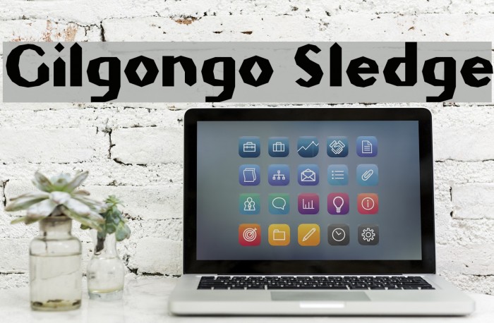 Gilgongo Sledge Font - FFonts.net