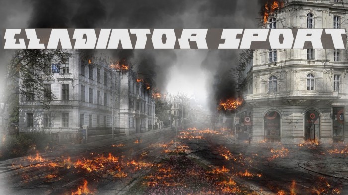 GLADIATOR sport Font - FFonts.net