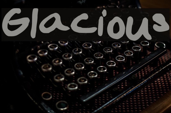 Glacious Font - FFonts.net