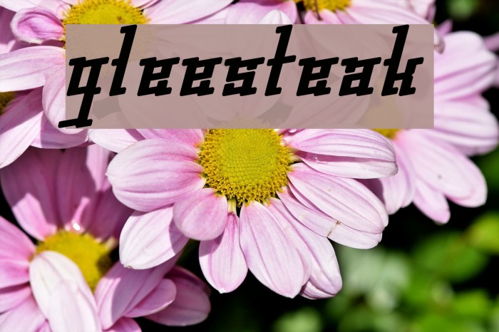 gleesteak Font - FFonts.net
