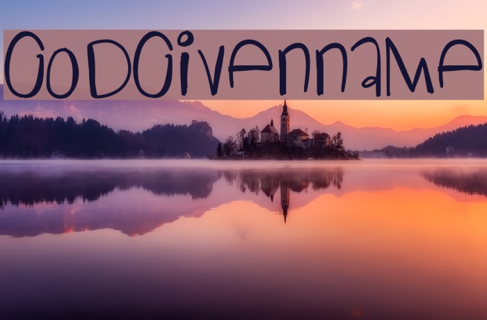 GodGivenName Font - FFonts.net