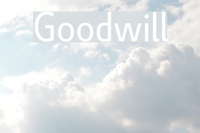 Goodwill Font - FFonts.net