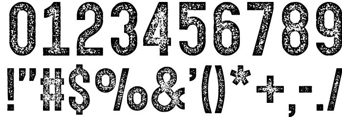 Gotcha Gothic Stamp Font - FFonts.net