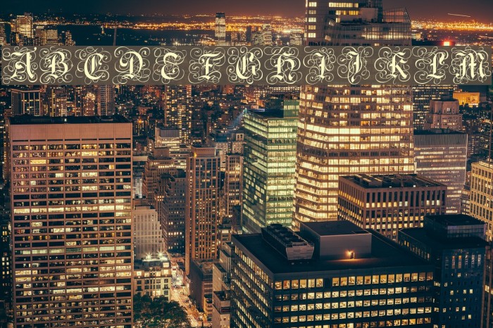 Gothic Caps Font - FFonts.net