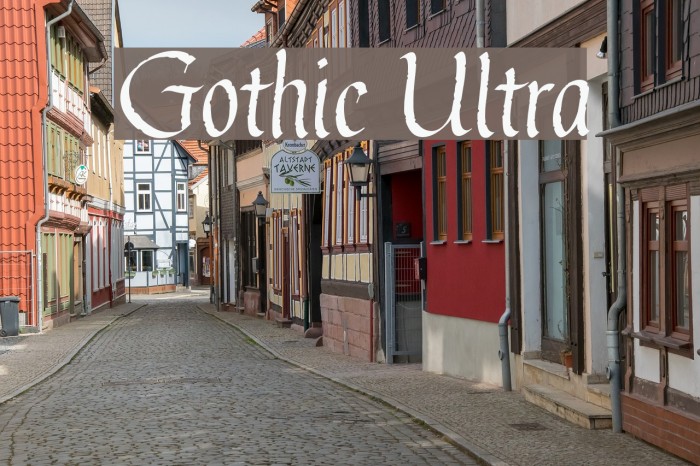 Gothic Ultra Font - FFonts.net