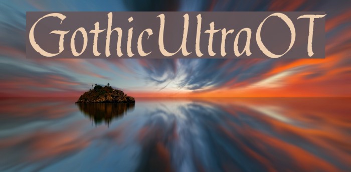 GothicUltraOT Font - FFonts.net