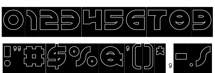 GRAPHIC DESIGN-Hollow-Inverse Font - FFonts.net