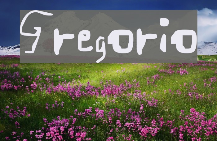 Gregorio Font - FFonts.net