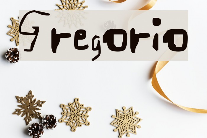 Gregorio Font - FFonts.net