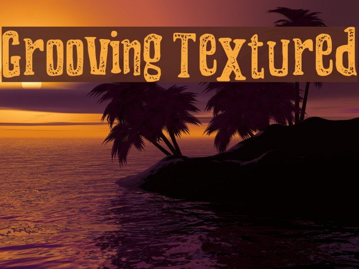 Grooving Textured Font - FFonts.net