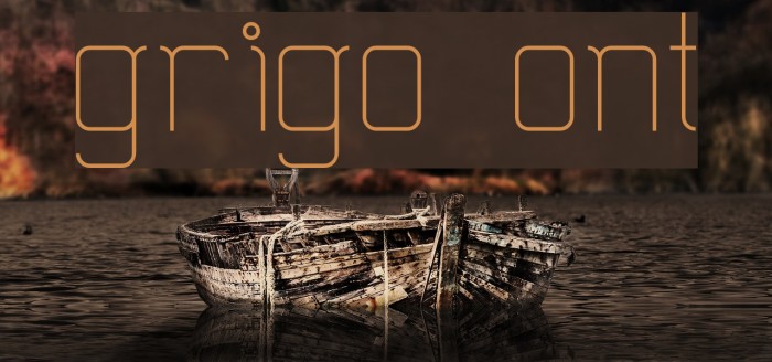 grigo Font - FFonts.net