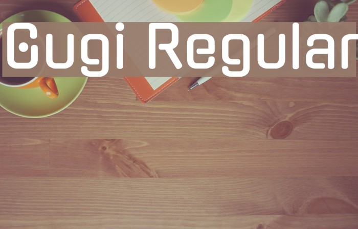 Gugi Regular Font - FFonts.net